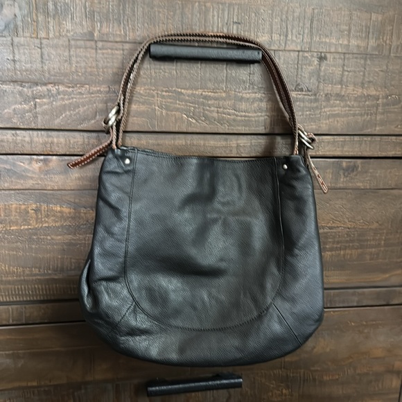 Nino BOSSI | Bags | Nino Brassi Black Leather Shoulder Bag | Poshmark